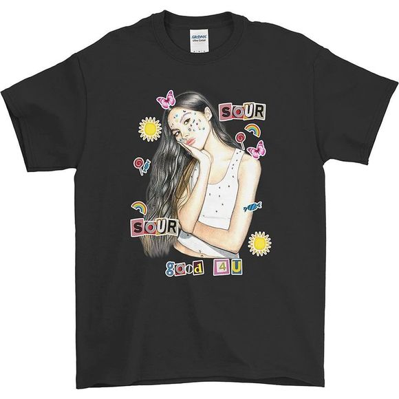 Gildan | Shirts | Olivia Rodrigo Sour 22 Album Tshirt | Poshmark